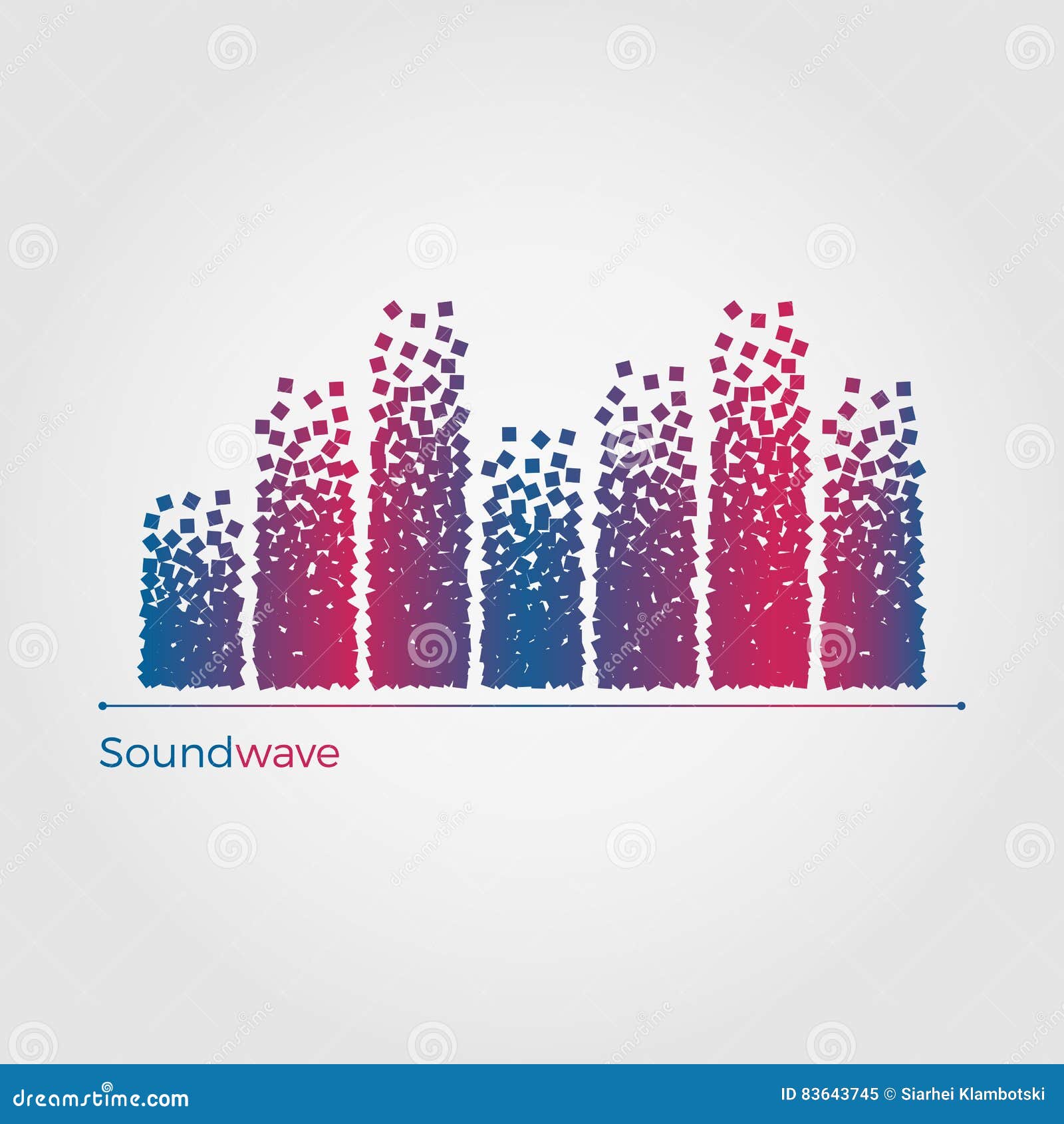Soundwave Vector Illustration Concept Stock Vector - Illustration of ...