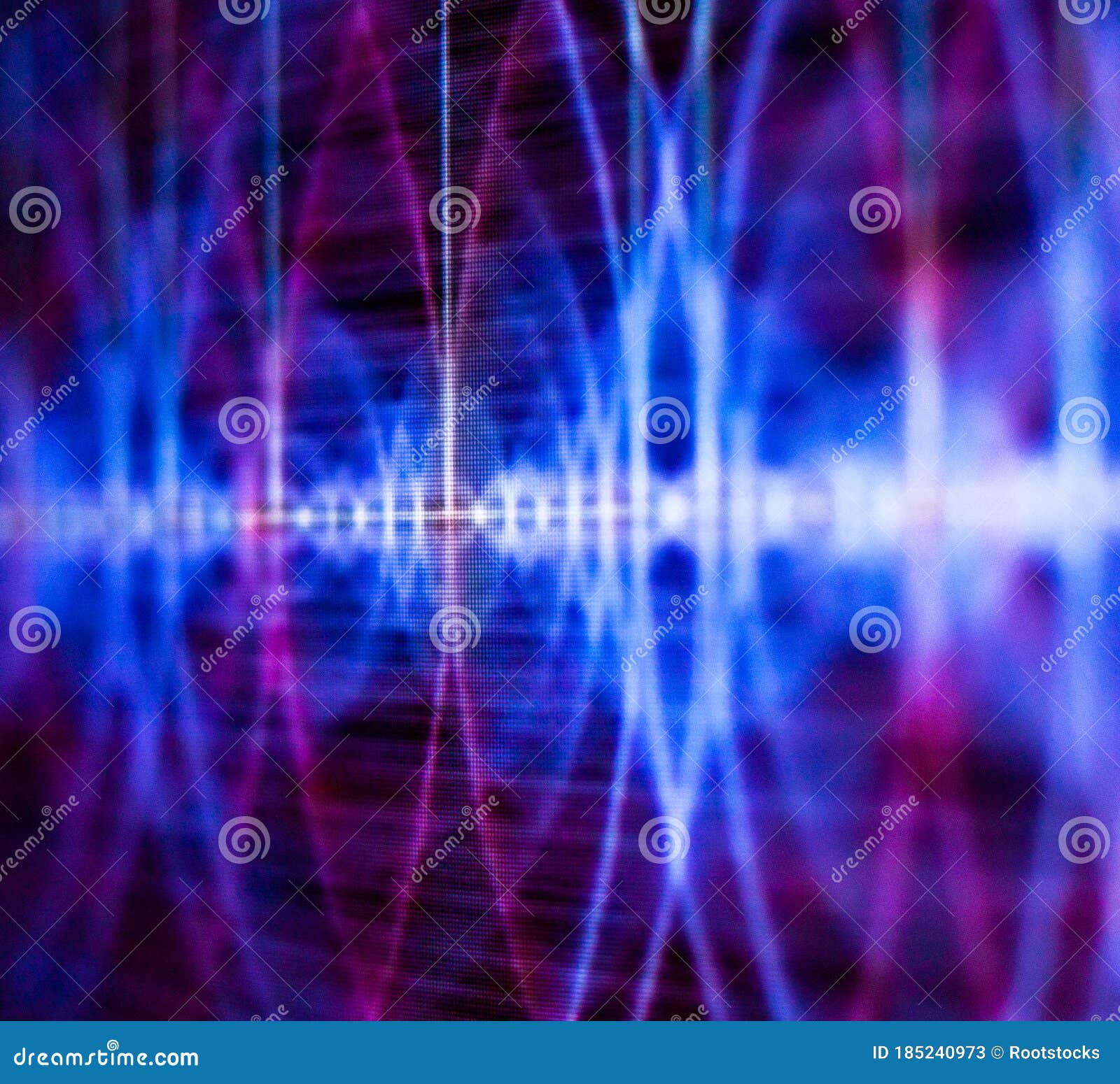Soundwaves on the Screen. Acoustic Waves Stock Image - Image of ...