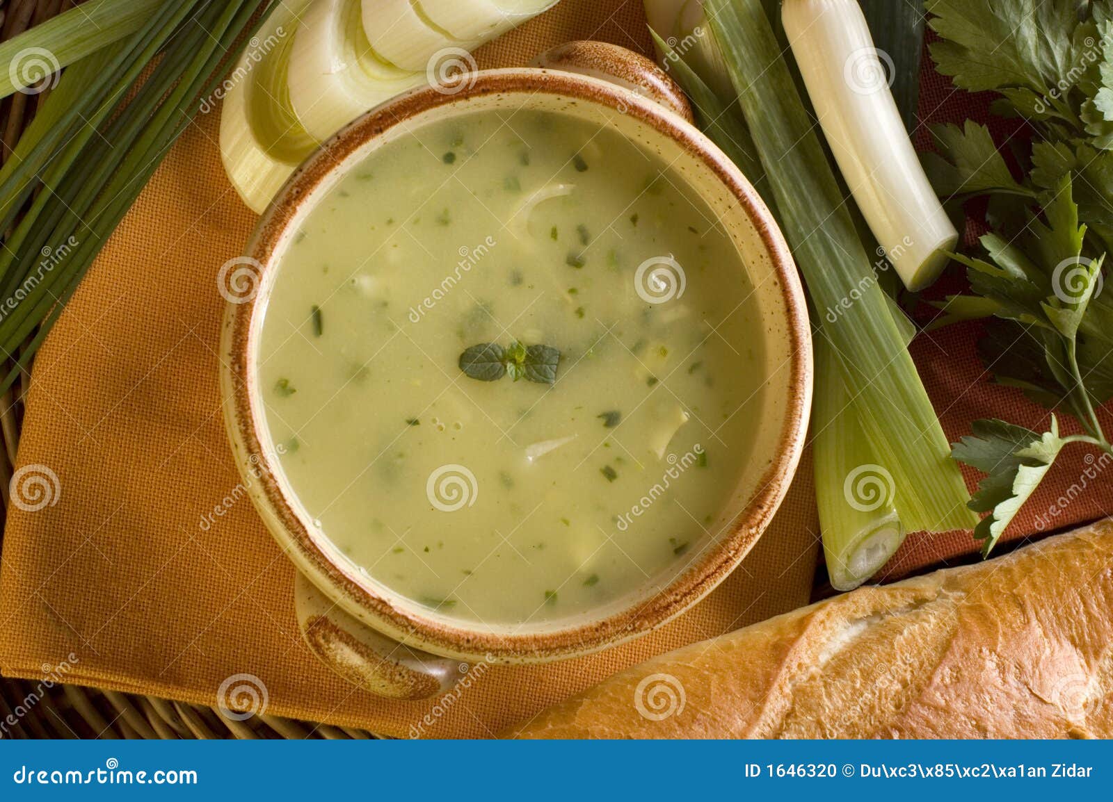 Soup stock photo. Image of restaurant, healthy, meal, health - 1646320