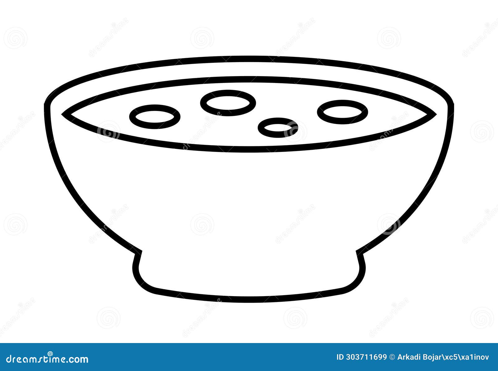 Borscht Line Icon, Outline Symbol, Vector Illustration, Concept Sign ...