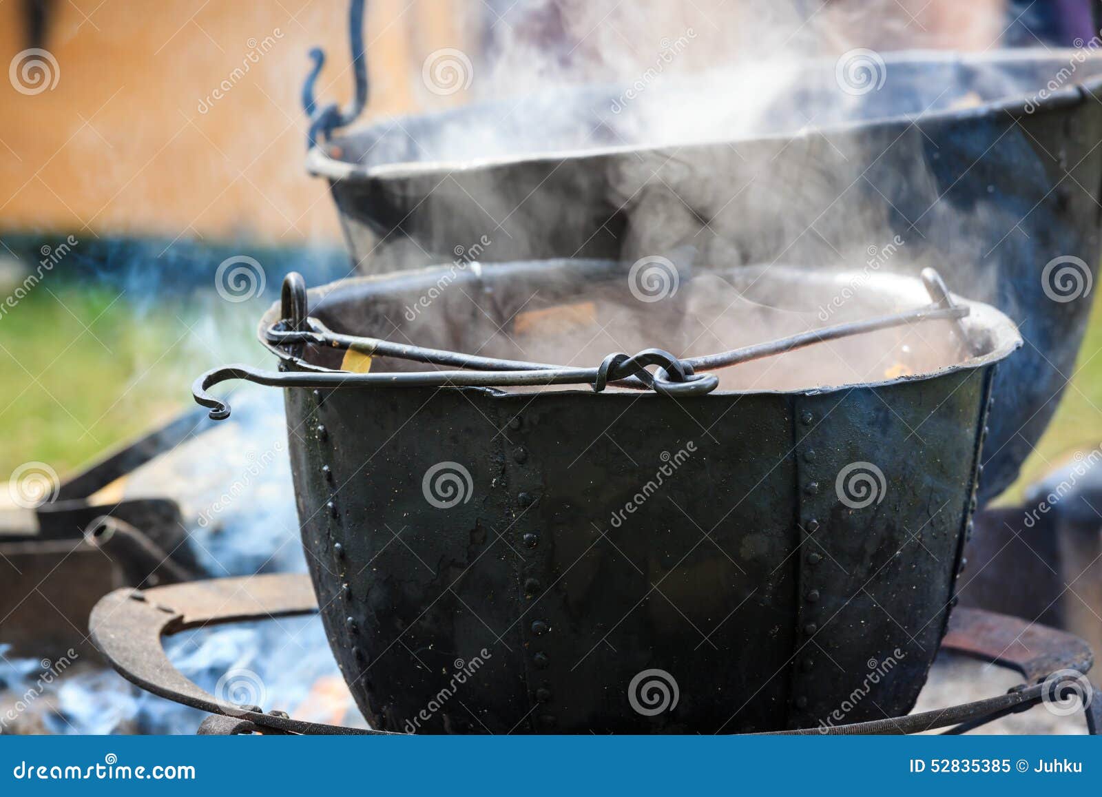 Soup Cooking in Medieval Pot Stock Image - Image of medieval, dinner ...
