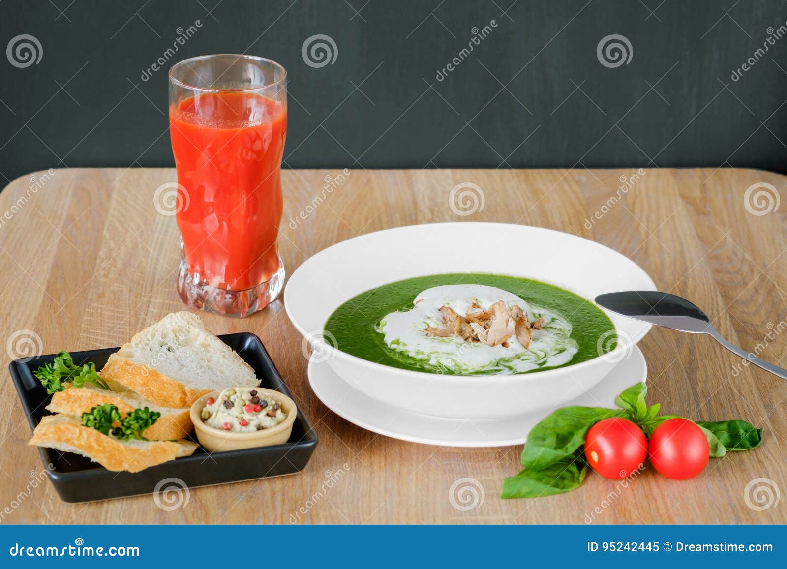 Soup in a Deep Plate with Juice Stock Image - Image of delicatessen ...
