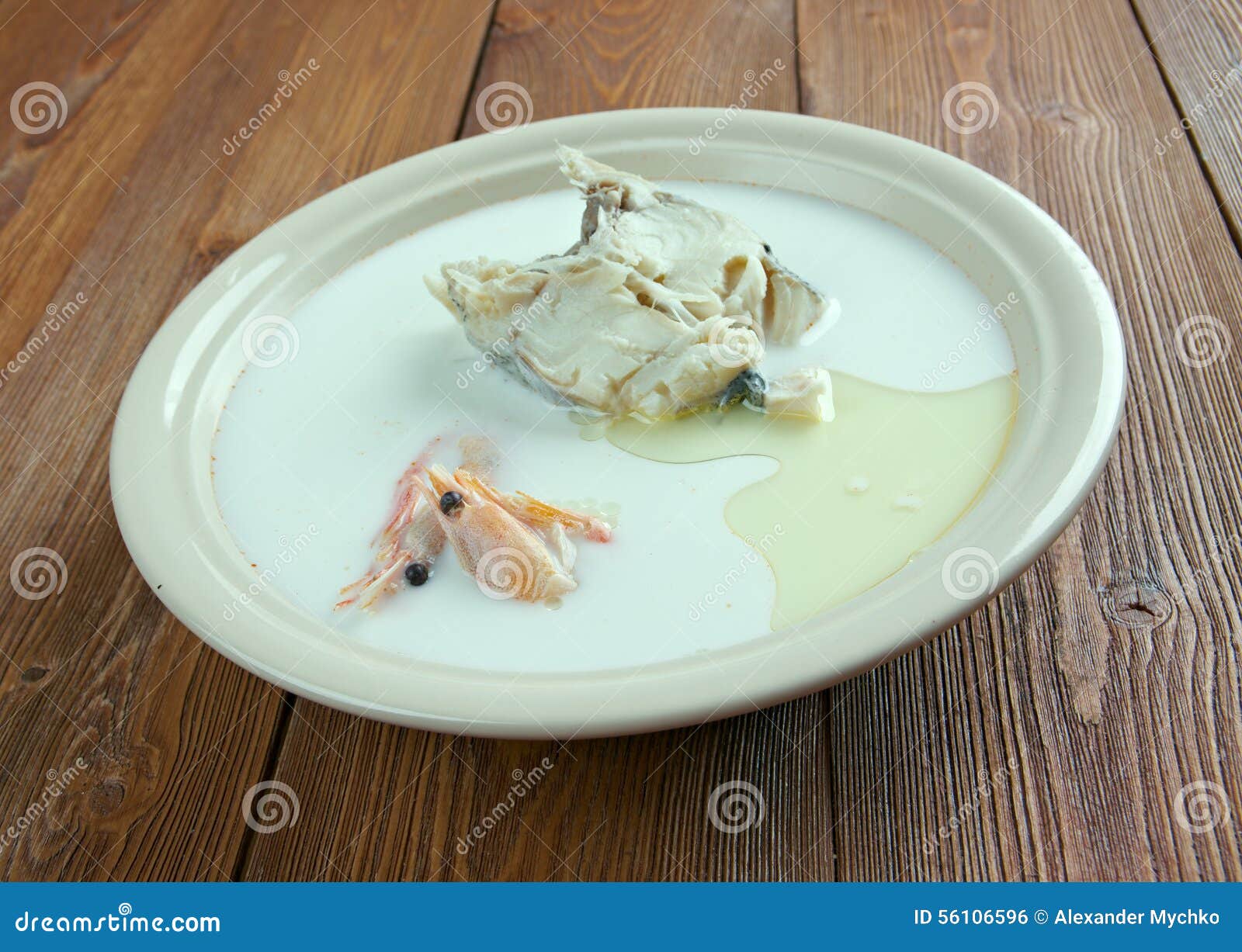 Soup fish cream stock photo. Image of traditional, spicy - 56106596