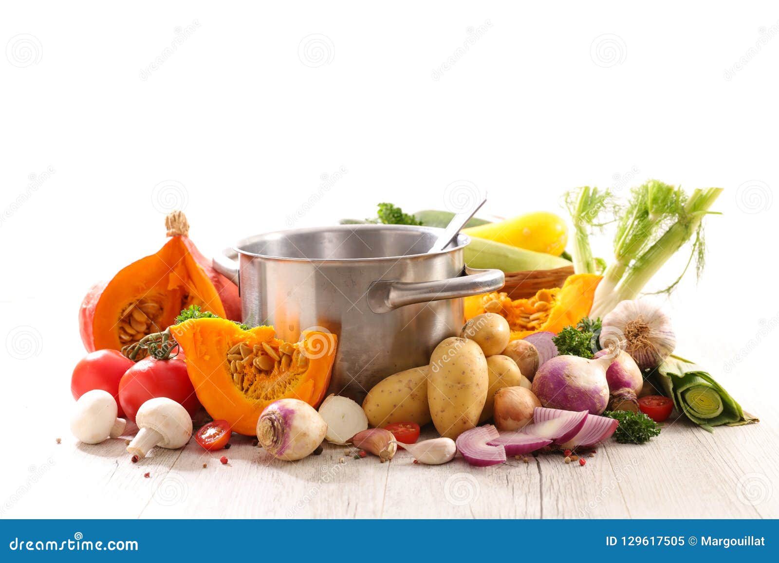 Soup and ingredient stock image. Image of diet, soup - 129617505