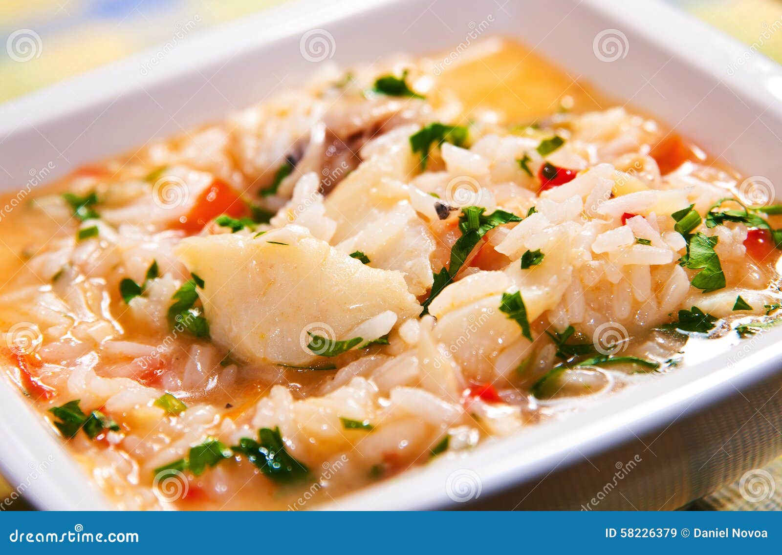 Soup-like Rice with Codfish Stock Image - Image of risotto, portuguese ...