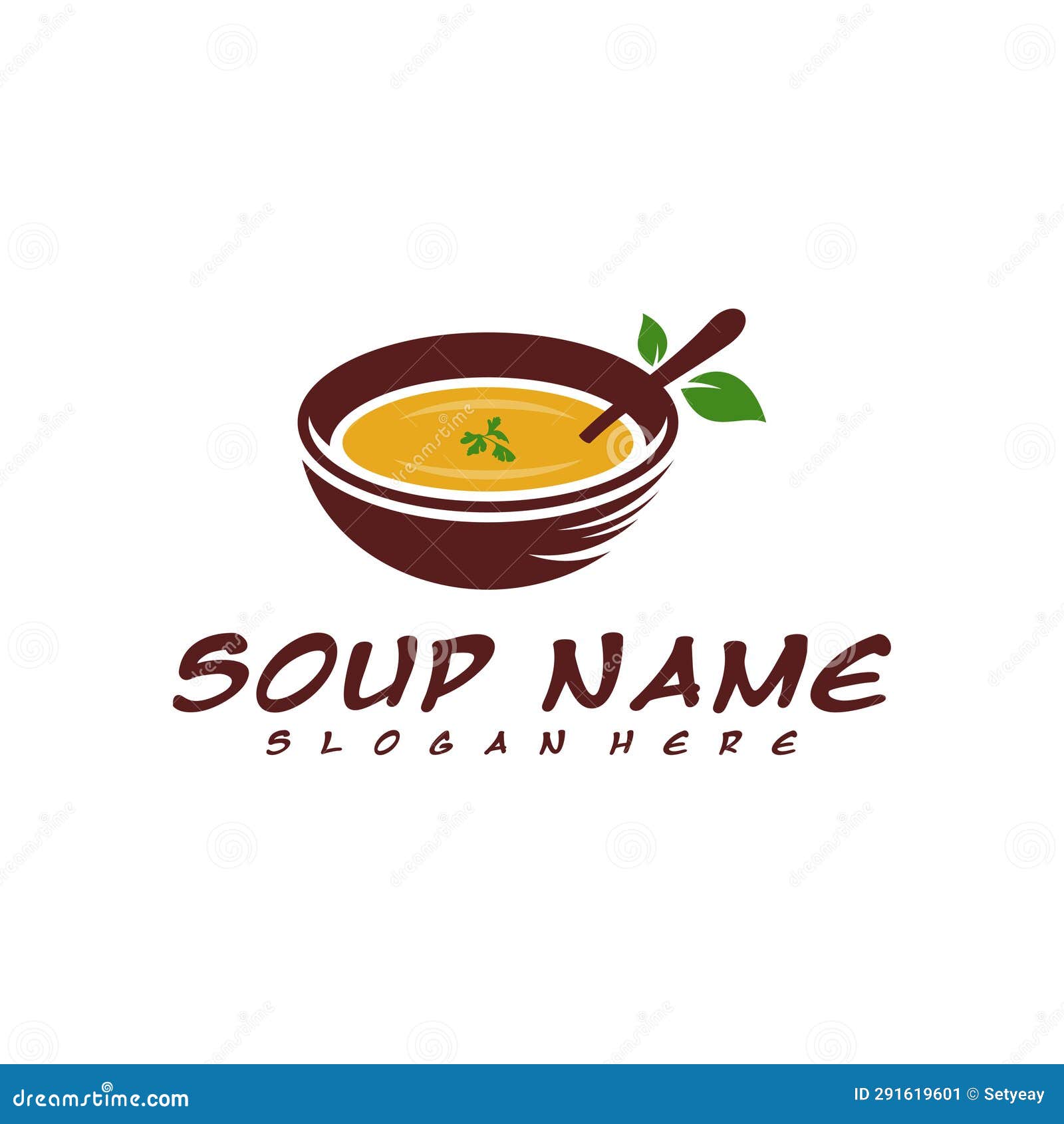Soup Logo Design Concept. Food Cooking Logo Vector Stock Vector ...
