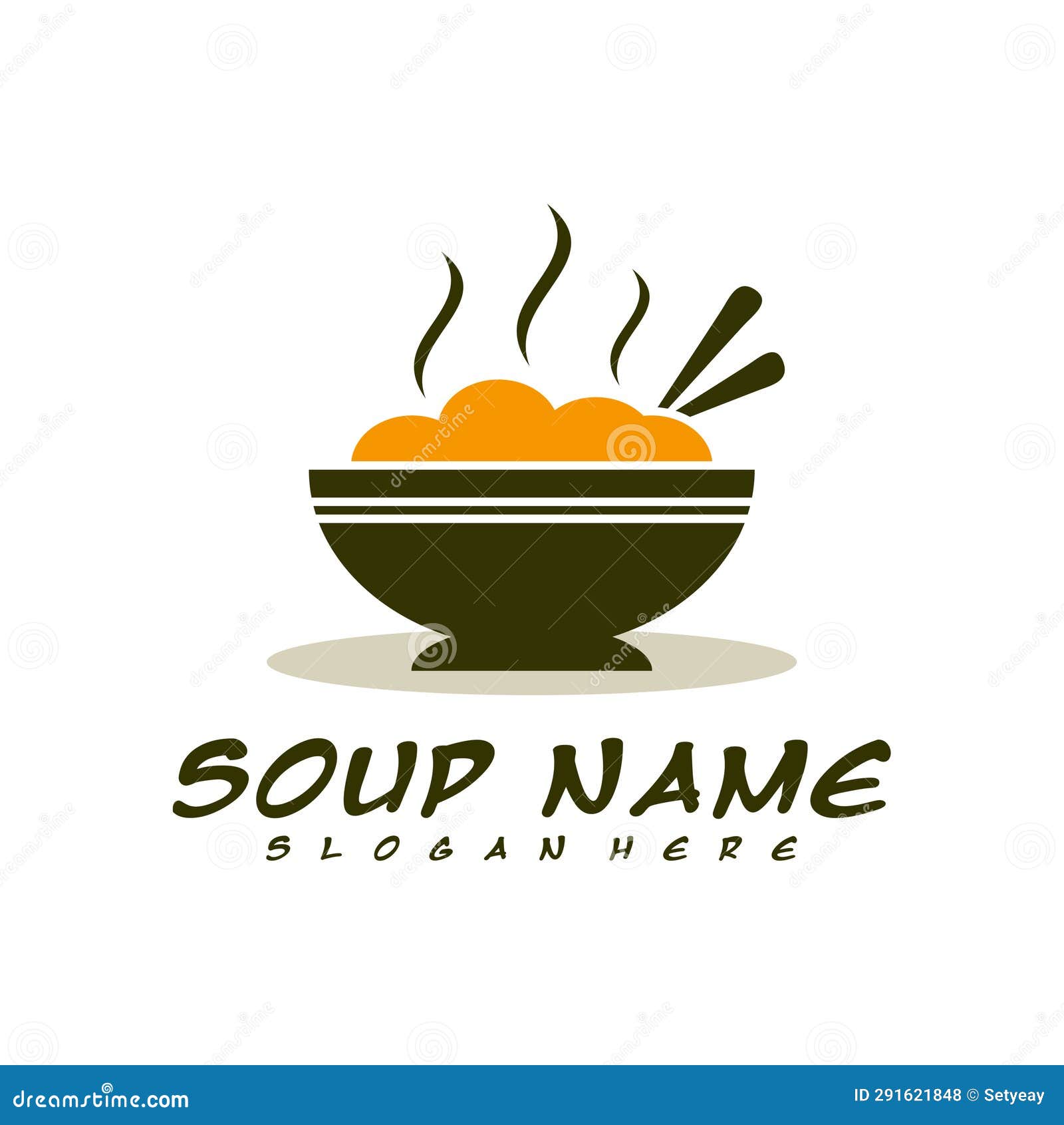 Soup Logo Design Concept. Food Cooking Logo Vector Stock Vector ...