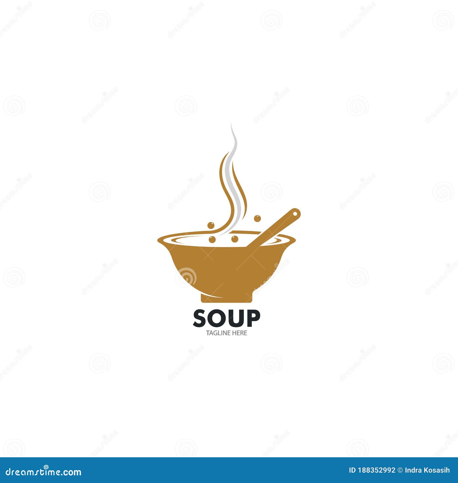 Soup Logo Vector Icon Template Stock Vector - Illustration of cooking ...