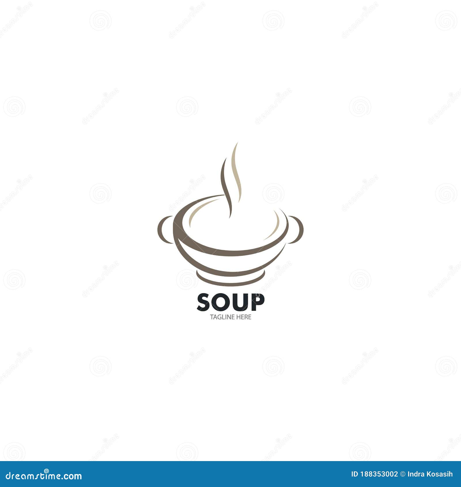 Soup Logo Vector Icon Template Stock Vector - Illustration of menu ...