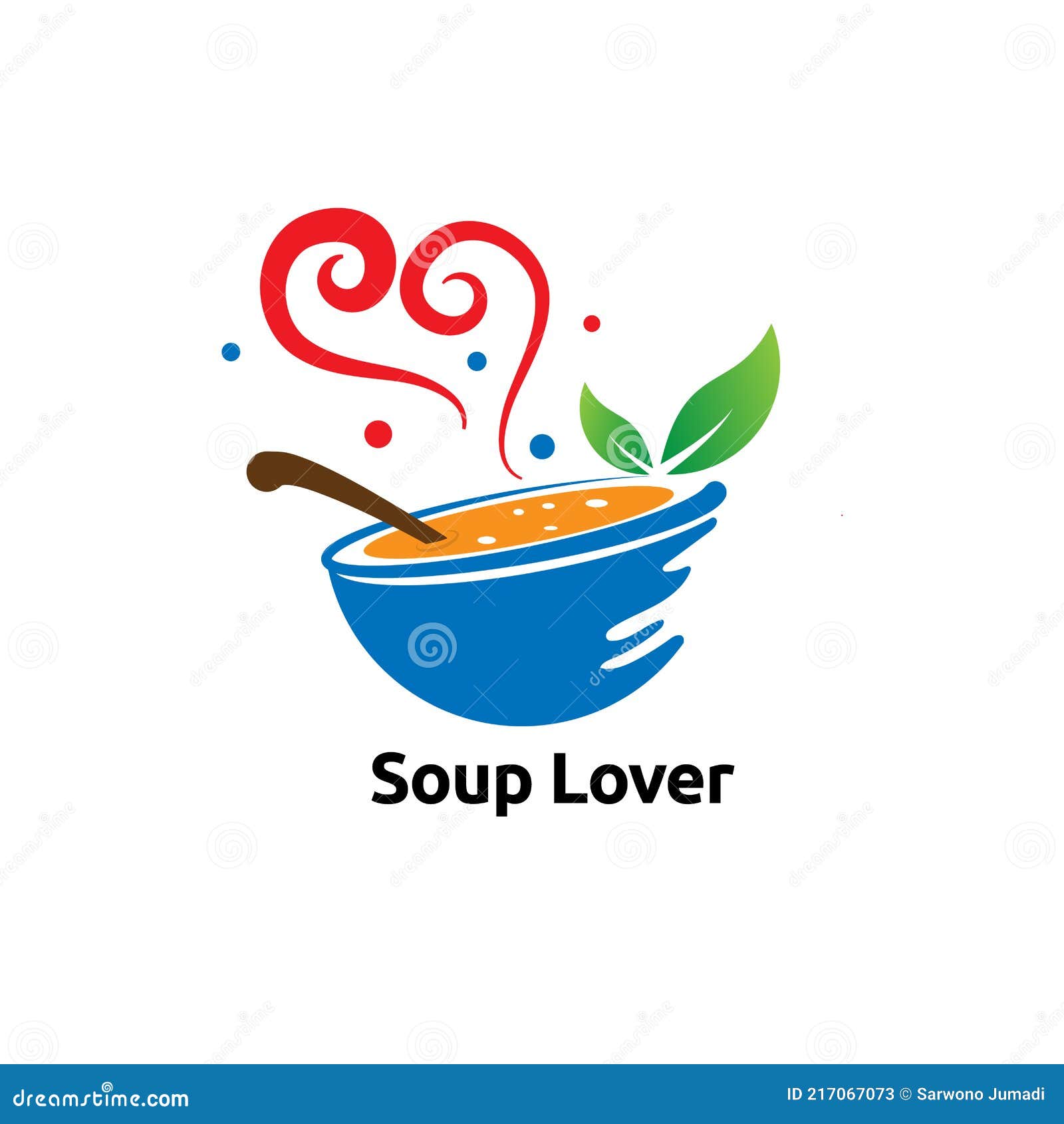 Soup Lover Logo Vector Concept, Icon, Element, and Template for Company ...