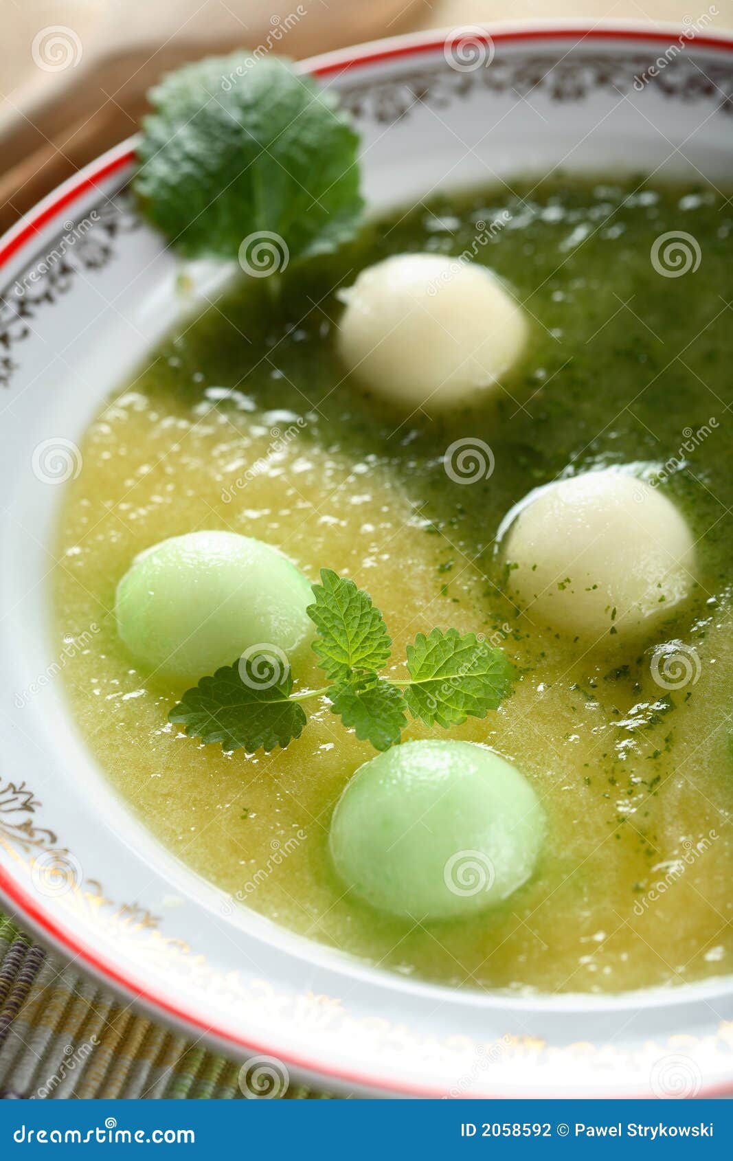 Soup made from melon stock photo. Image of luxury, melon - 2058592