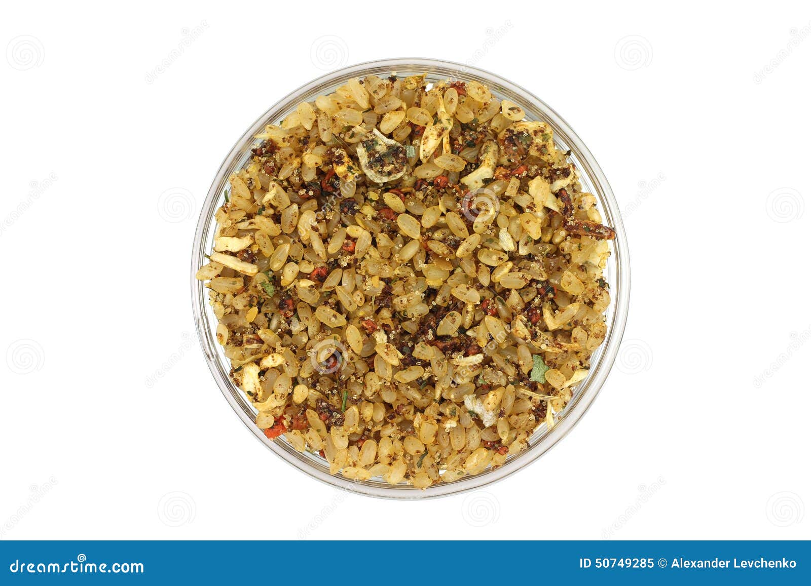 Soup Mixture in Glass Containers Stock Image - Image of background ...