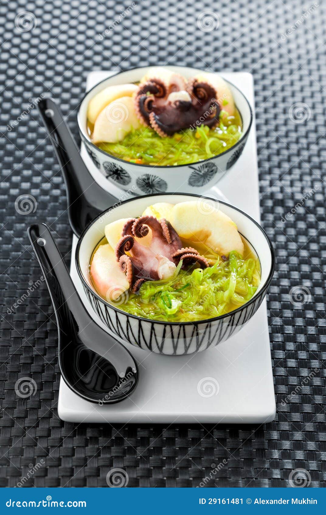Soup with octopus stock image. Image of japanese, meal - 29161481