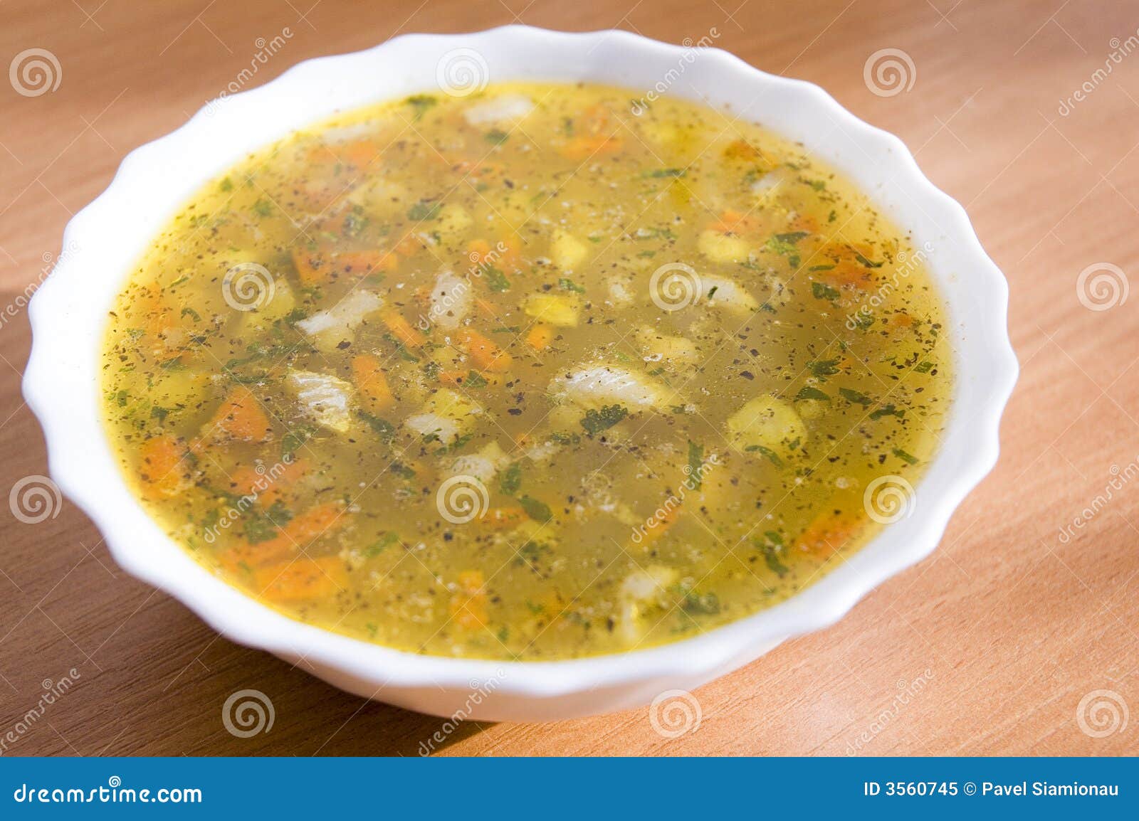 Soup in a plate stock image. Image of onion, meal, kitchen - 3560745