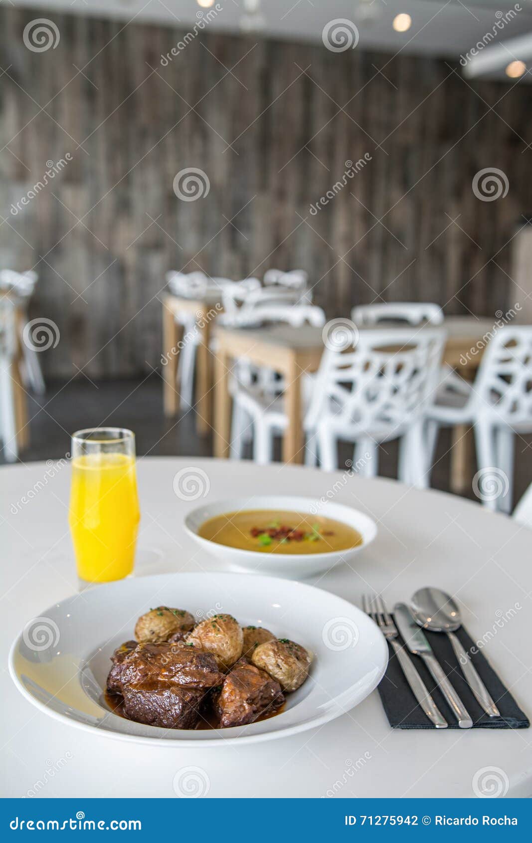 Soup plate and drik menu stock photo. Image of carrot - 71275942