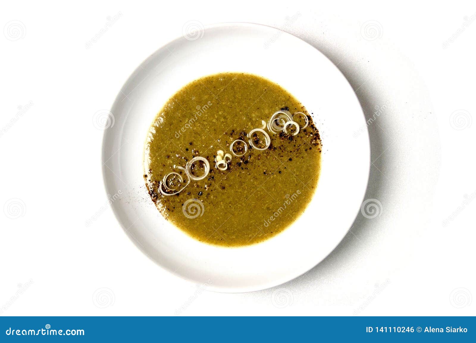 Soup Plate on White Background Stock Photo - Image of healthy, bowl ...