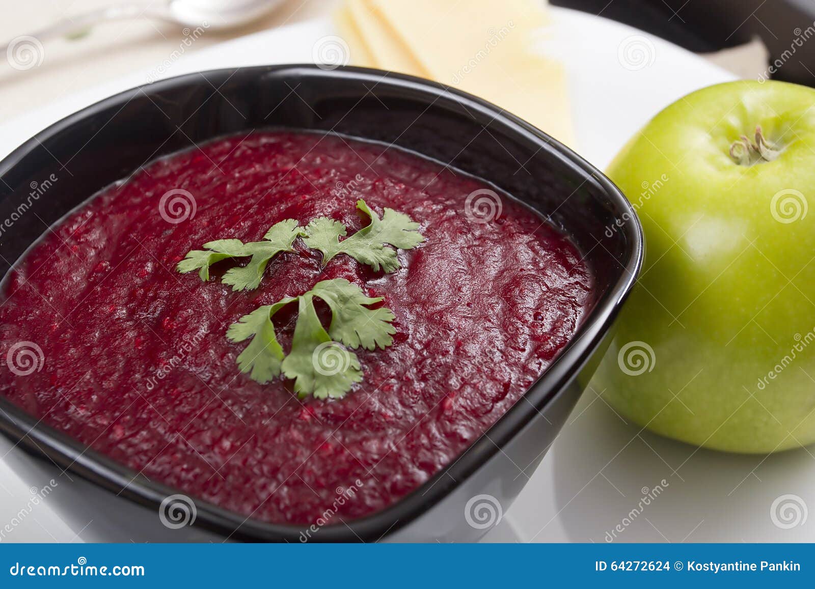 Soup pureed beets stock photo. Image of beet, fruit, dish - 64272624