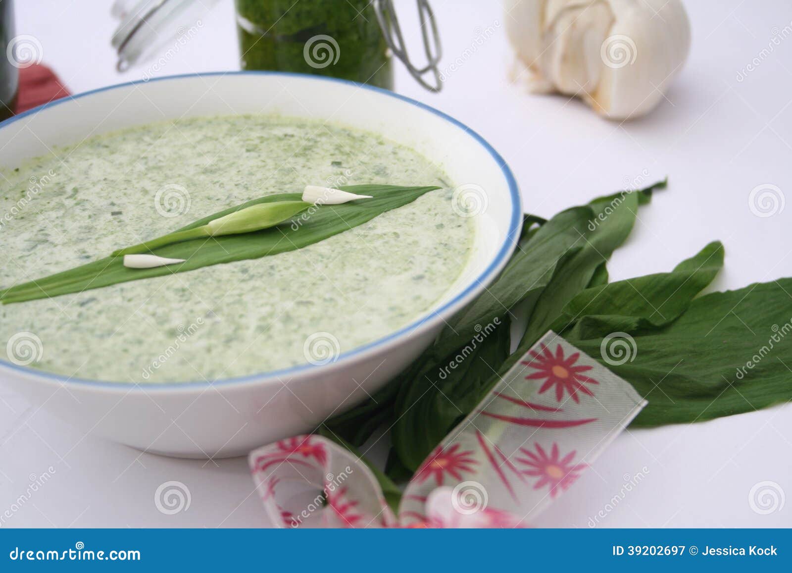 Soup of ramsom stock image. Image of gourmet, fresh, ramson - 39202697