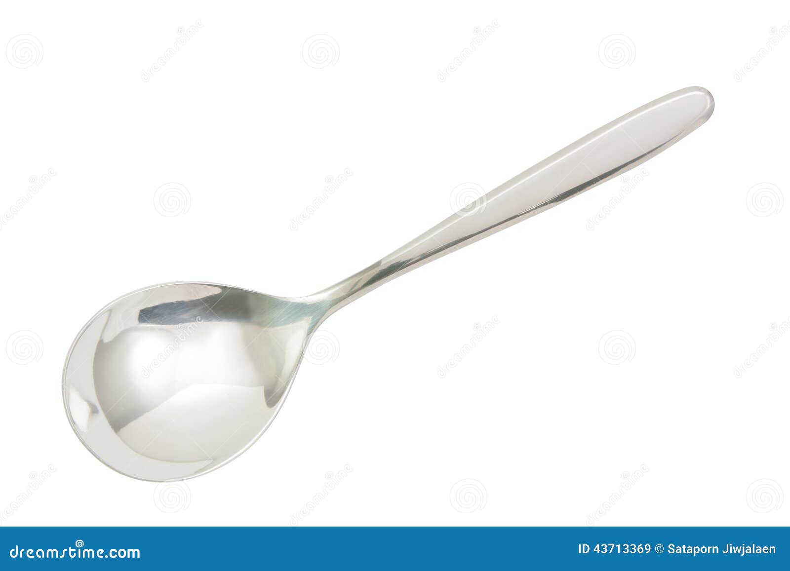 Soup Spoon stock image. Image of steel, restaurant, stainless - 43713369