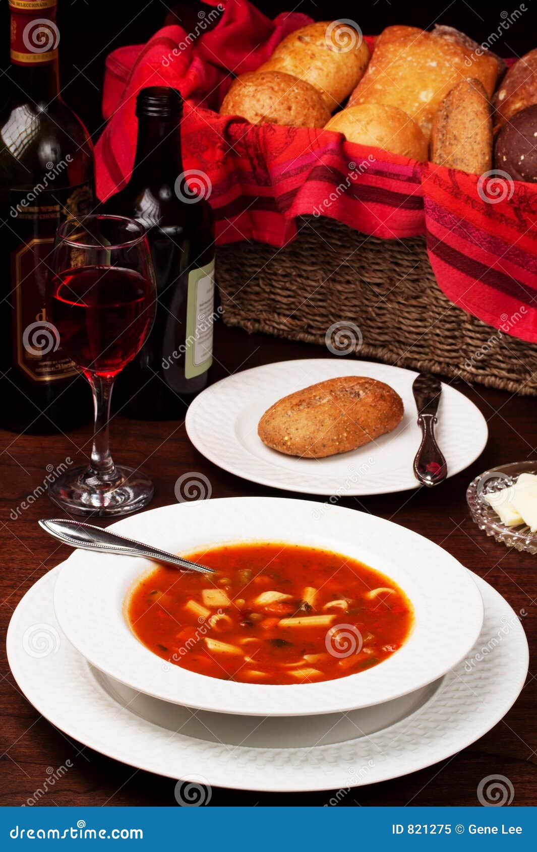Soup for Supper stock image. Image of barley, colorful - 821275