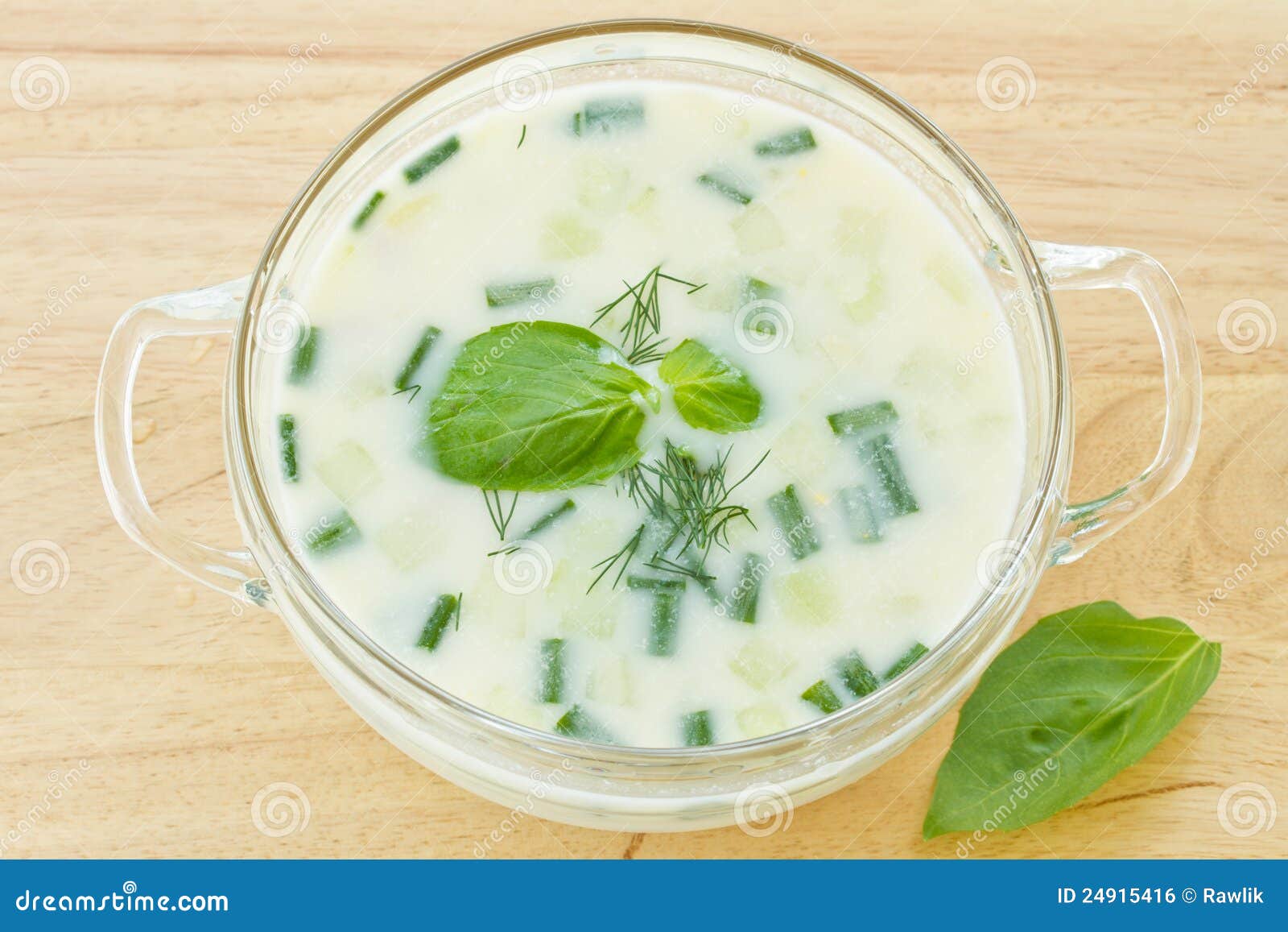 Soup tarator stock photo. Image of herb, bowl, appetizer - 24915416