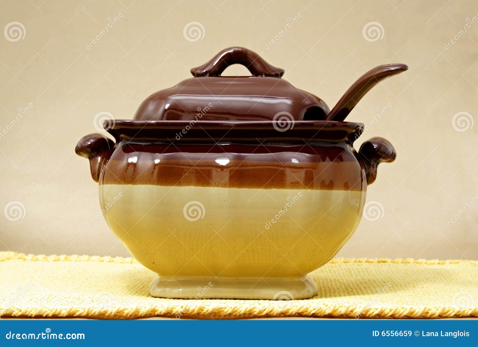 Soup tureen stock image. Image of tablecloth, serving - 6556659
