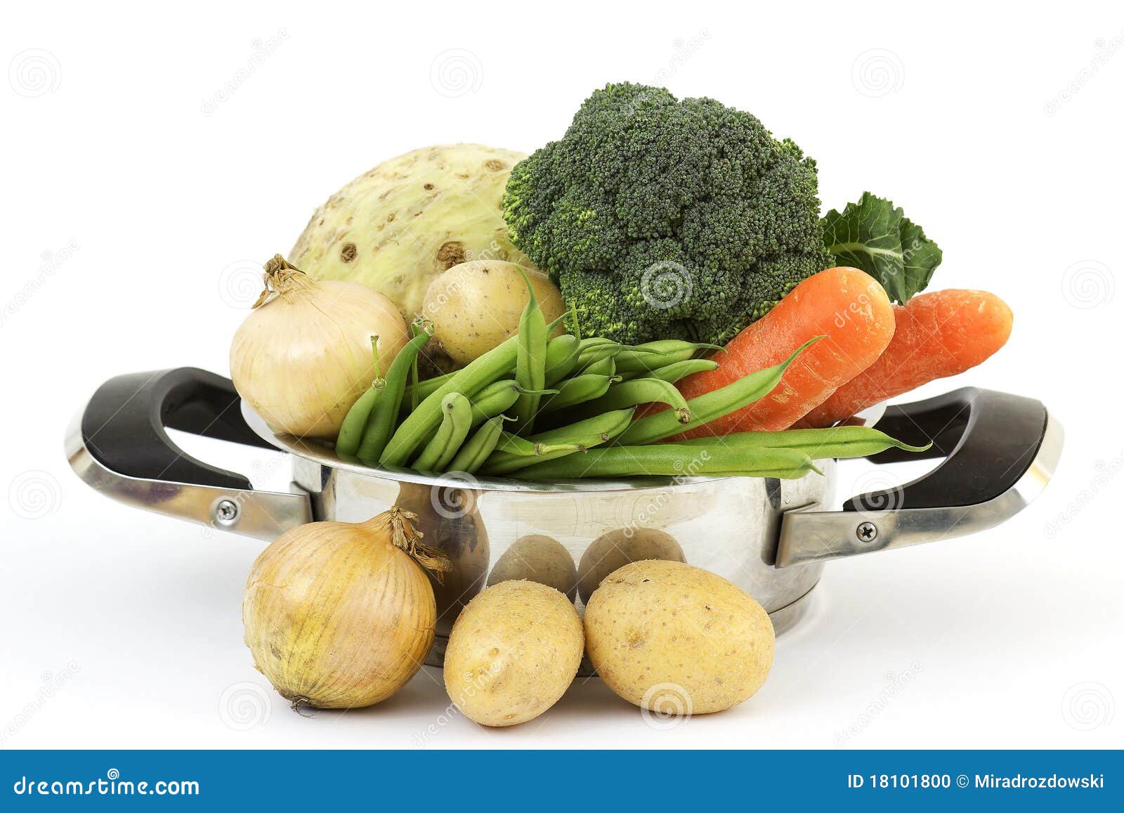 Soup Vegetables in a Cooking Pot Stock Photo - Image of healthy, celery ...