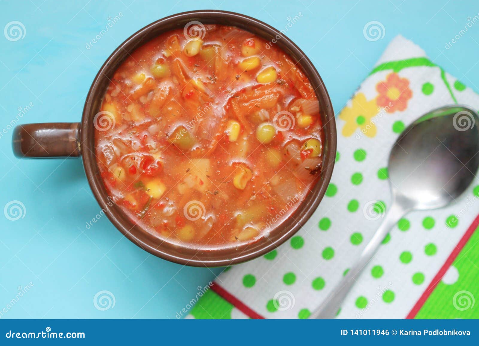Stock-photo-soup-vegetables- Top-view Stock Photo - Image of textures ...