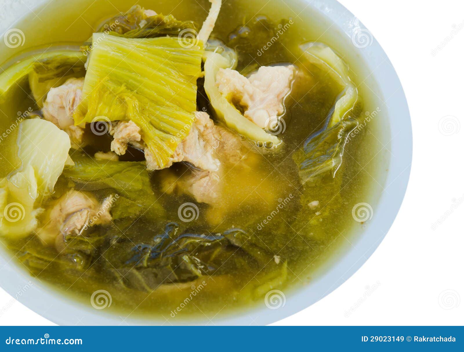 Soup on white stock image. Image of food, chinese, pork - 29023149