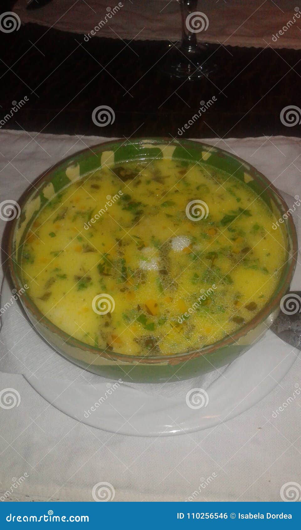 Soup stock photo. Image of meat, soup, white, food, traditional - 110256546