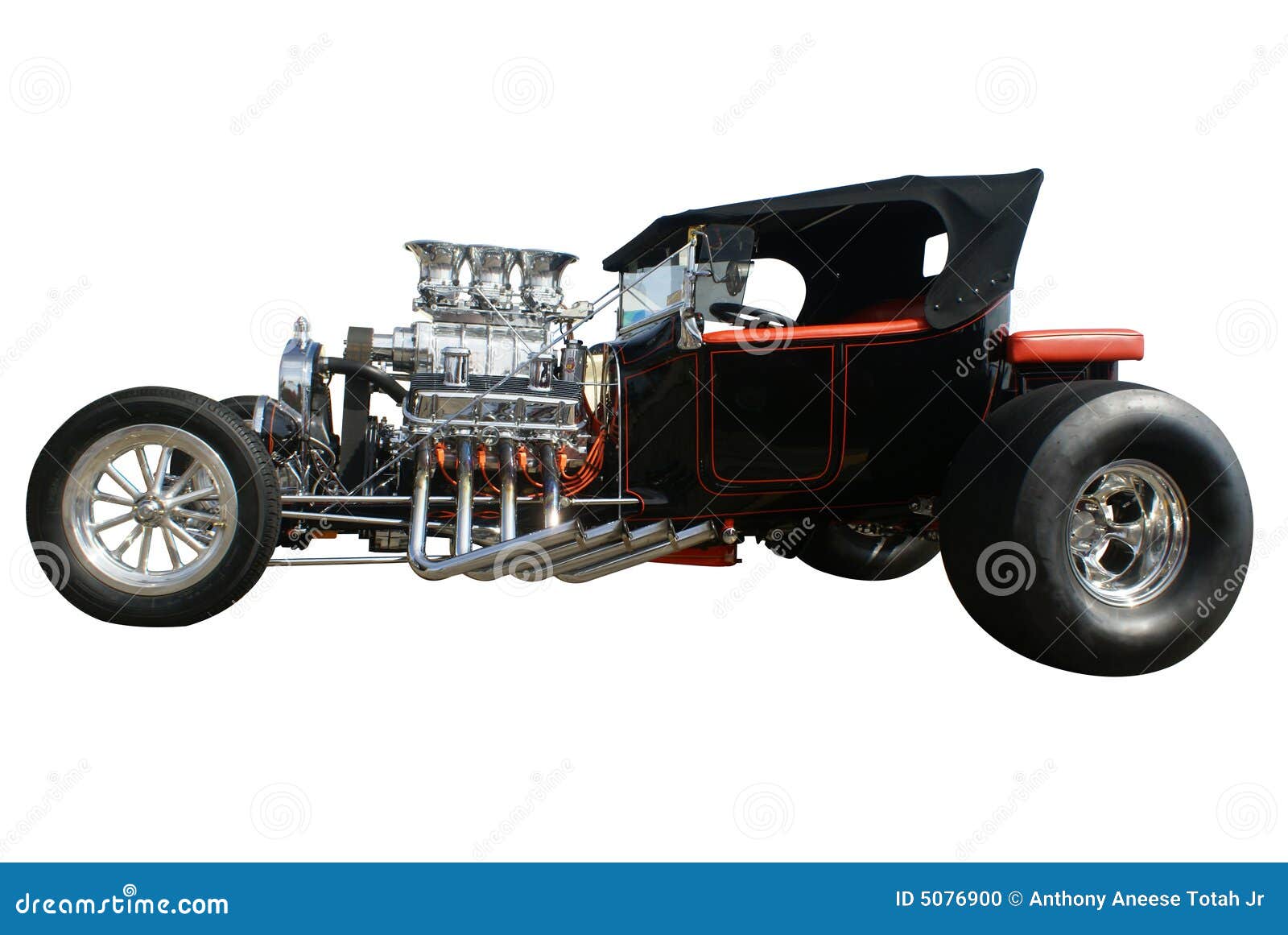 Souped up hotrod car stock photo. Image of classic, engine - 5076900