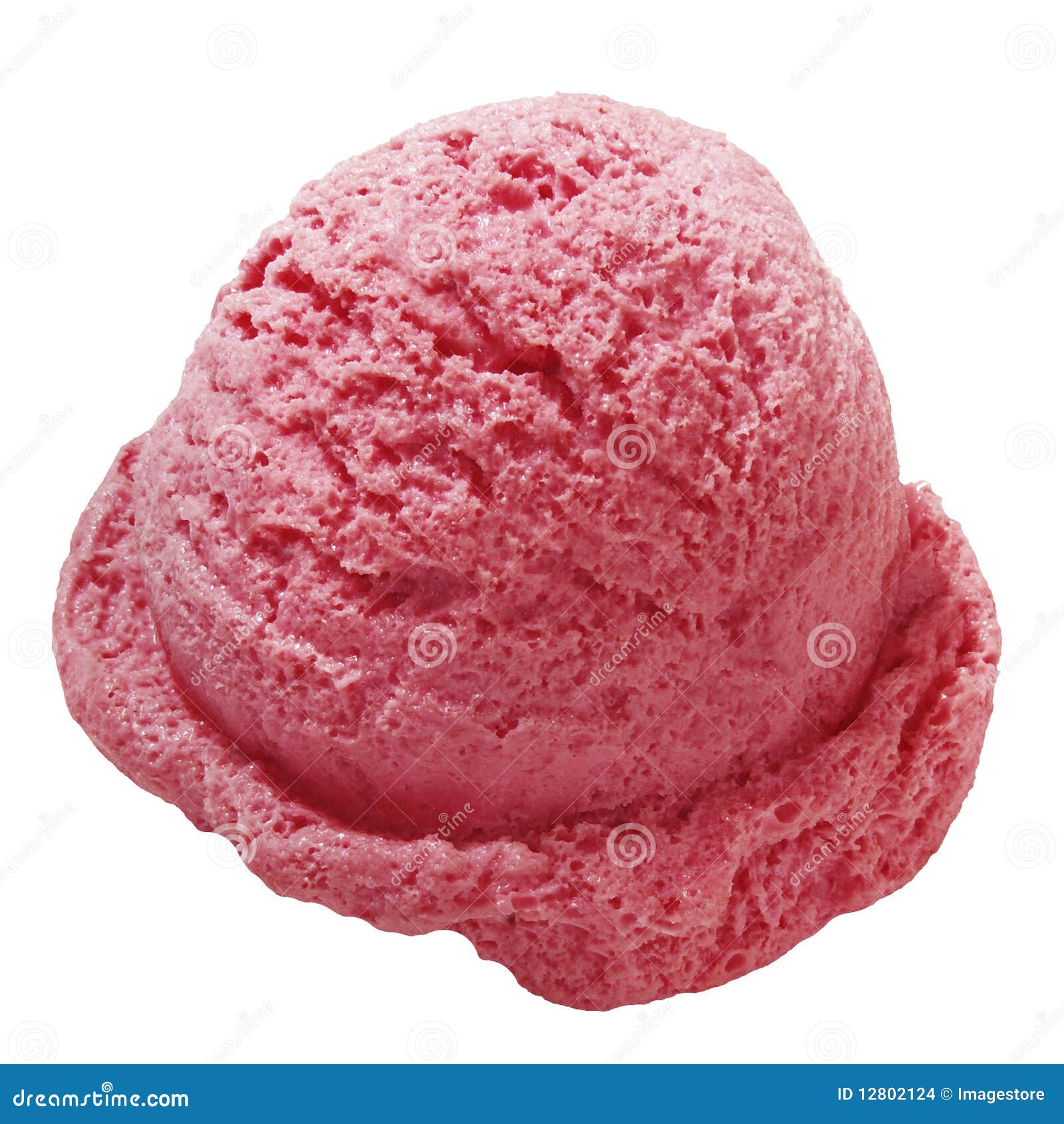 Sour cherry ice cream stock photo. Image of cream, white - 12802124