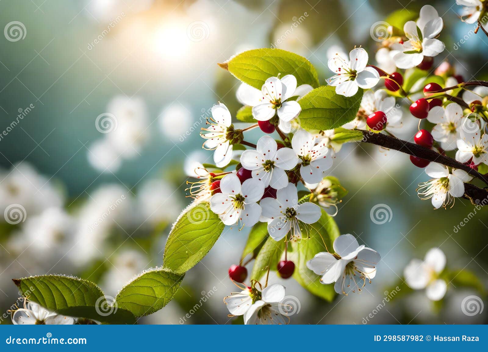 Sour Cherry, Tart Cherry, Tiny Cherry, and Cherry Tree Blossoming ...