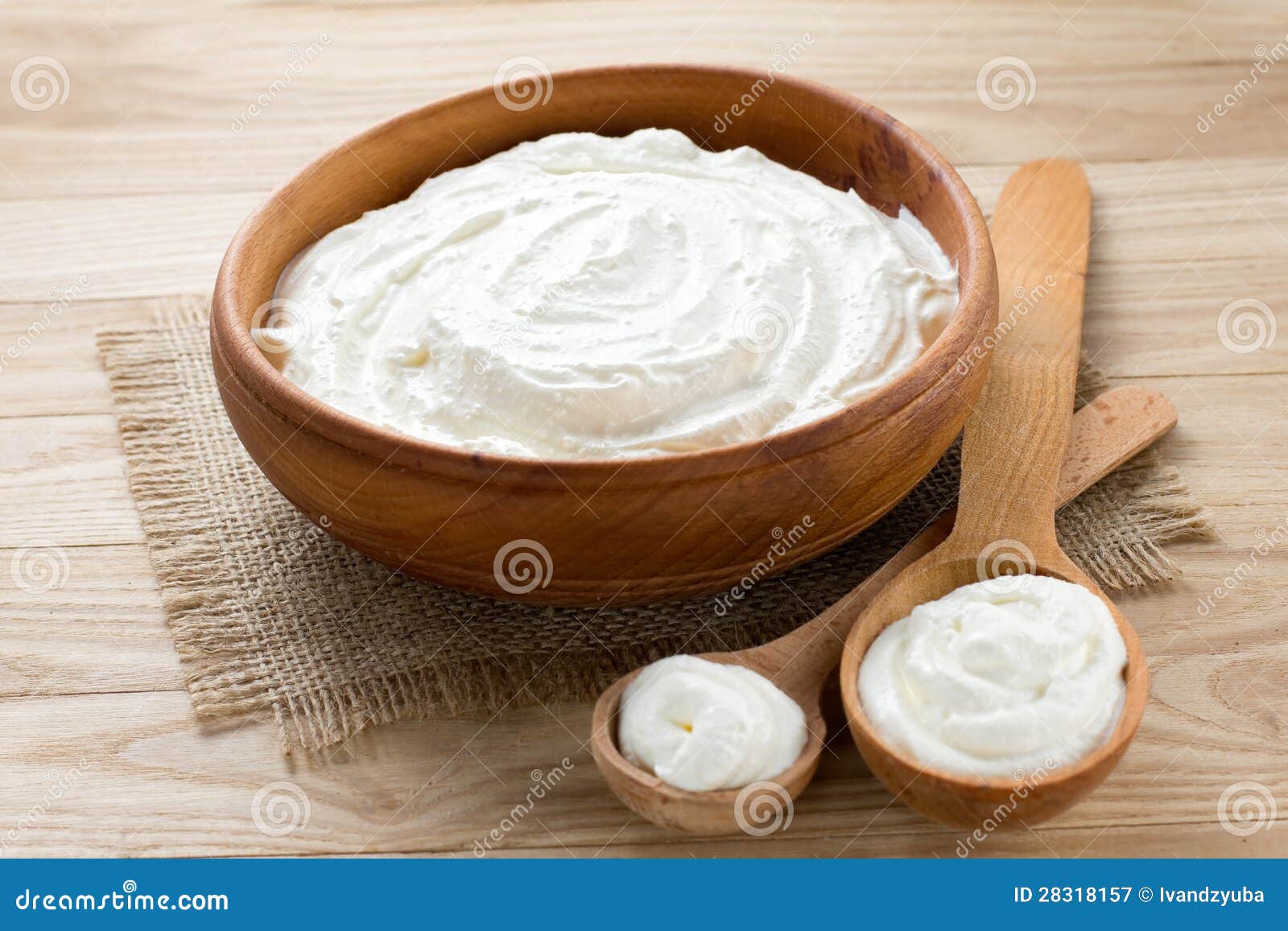 Sour cream stock image. Image of cream, dense, flavor - 28318157
