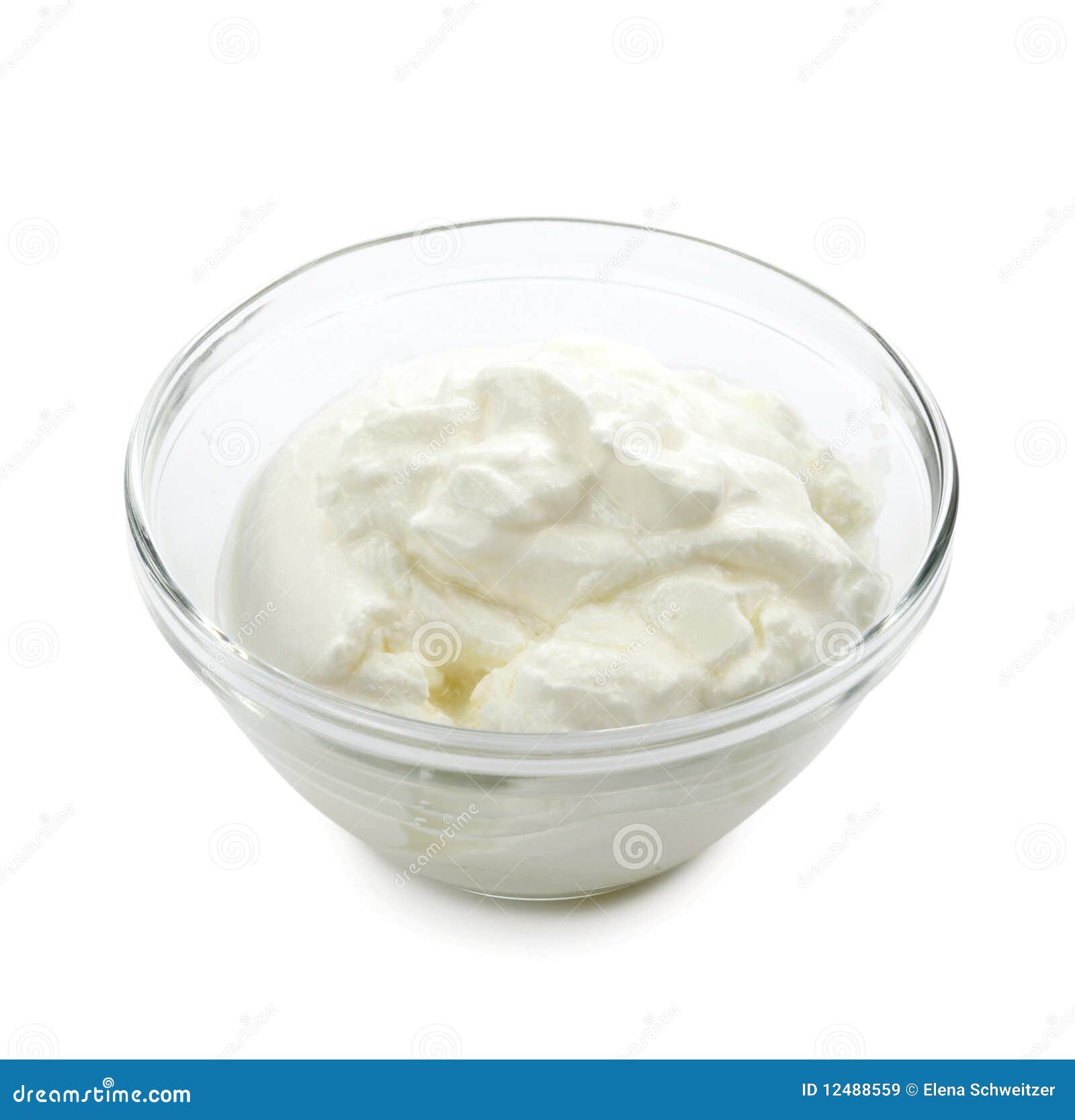 Sour Cream, Yogurt Texture. White Dairy Product Background Royalty-Free ...
