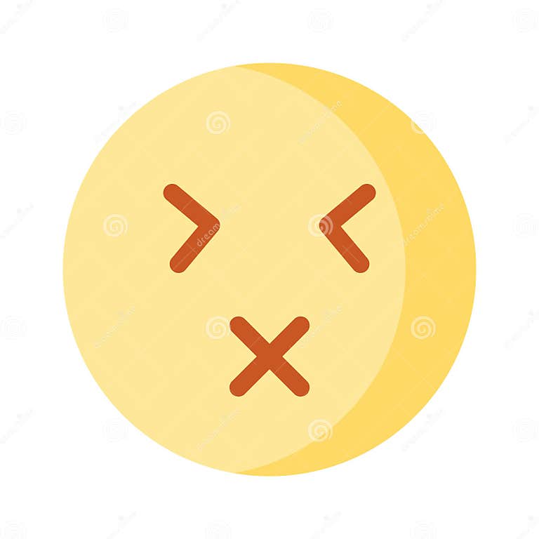 Sour Face Emoji Icon, Creative and Premium Vector Stock Illustration ...