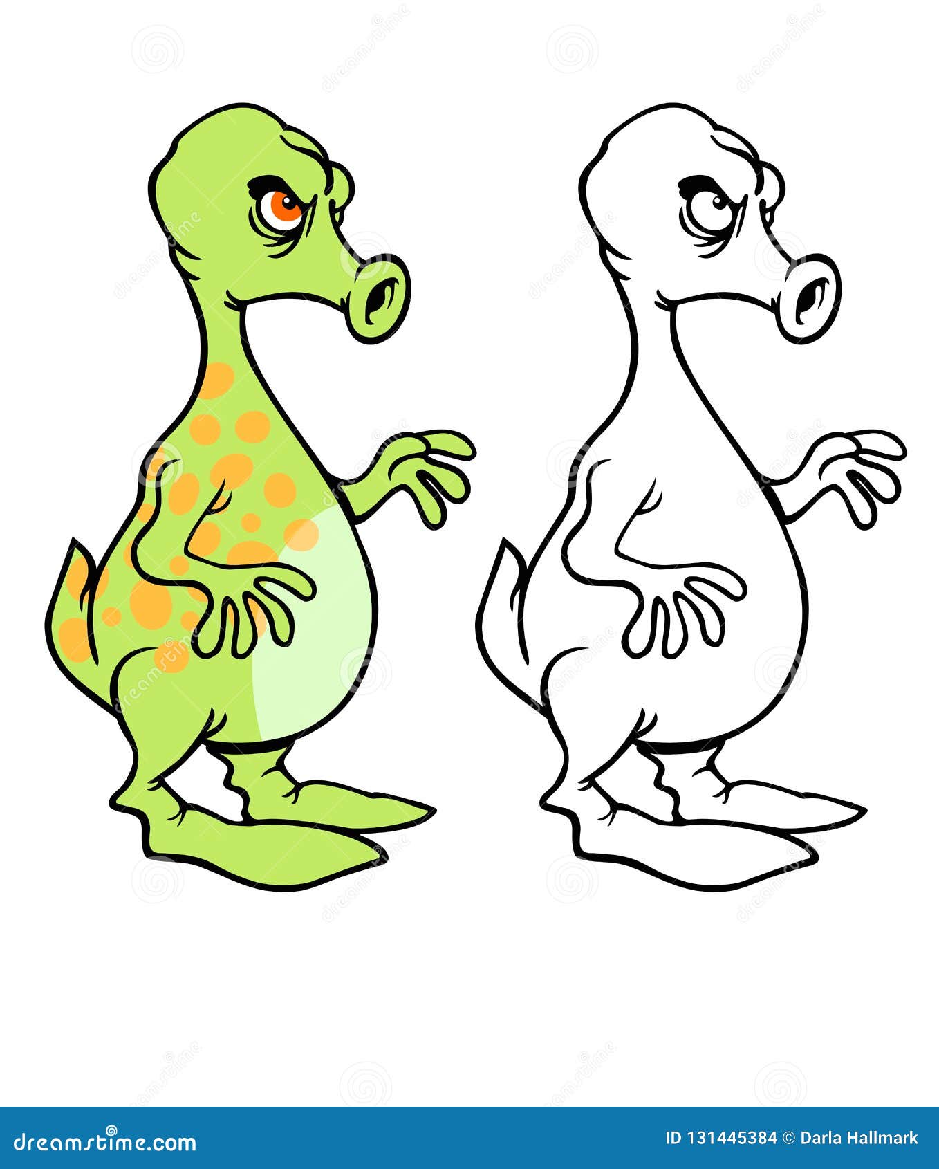 Cranky alien creature stock vector. Illustration of snippy - 131445384