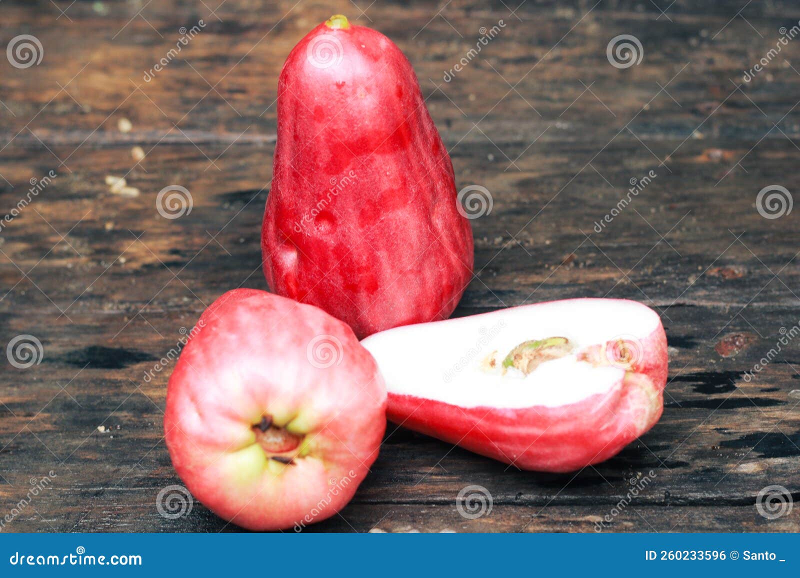 Sour Guava on a Wooden Table Stock Photo - Image of vegetable, harvest ...