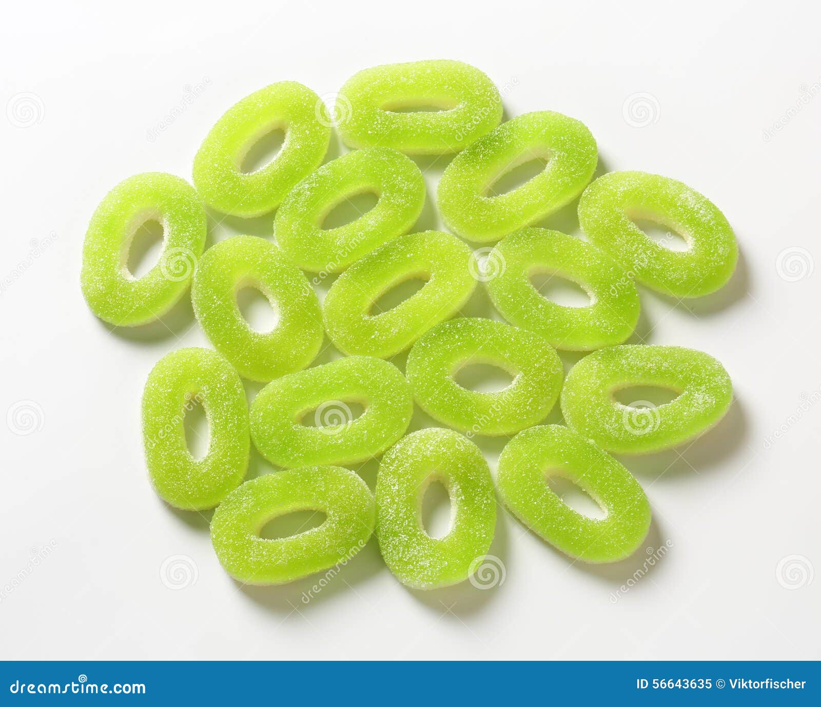 Sour gummy apple rings stock image. Image of confection - 56643635