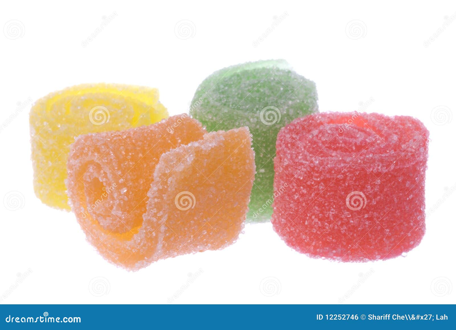 Sour Roll Candies Macro Isolated Stock Photo - Image of fruit, treats ...