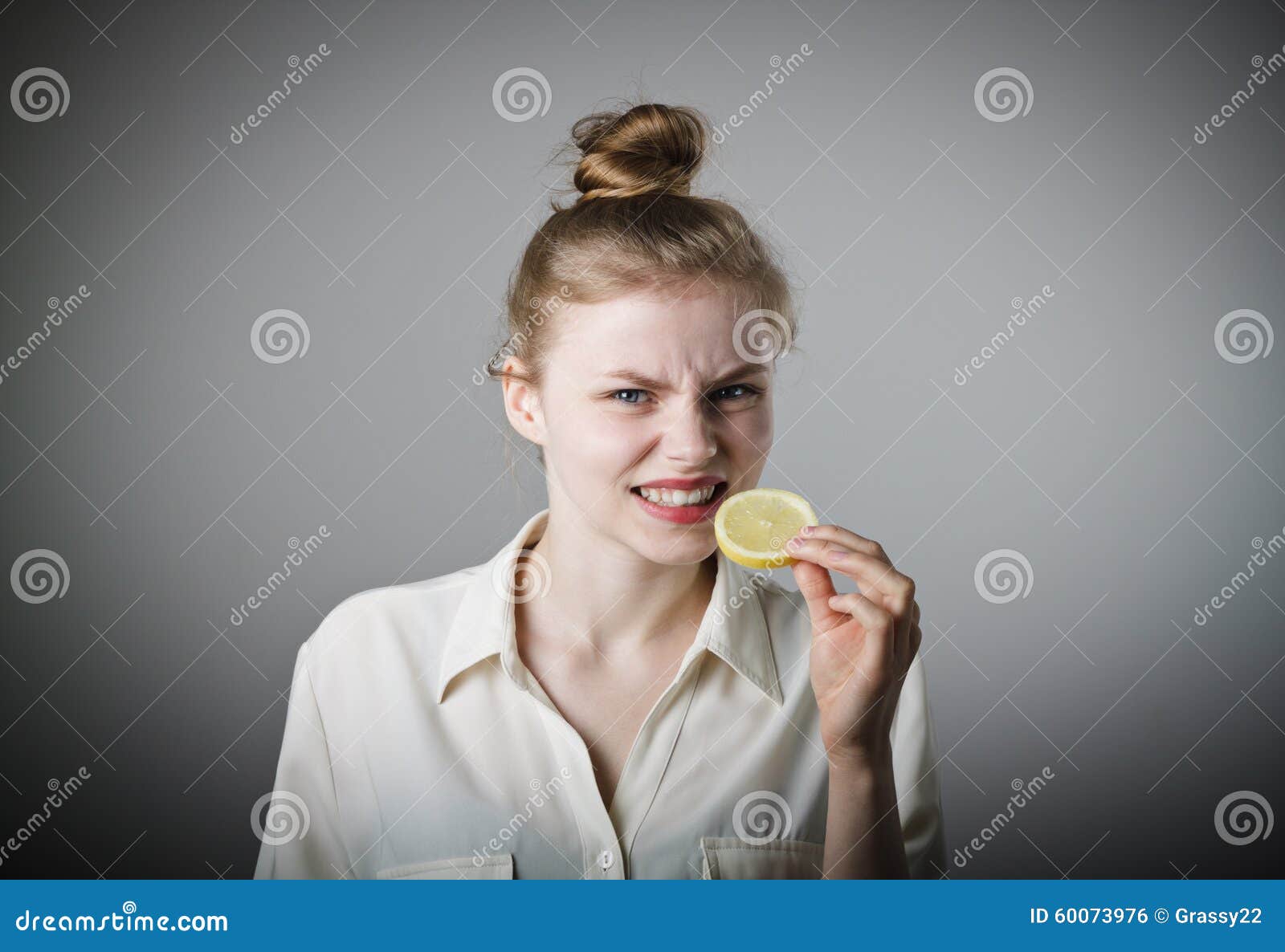 Sour taste. stock photo. Image of nutrition, fruit, finger - 60073976