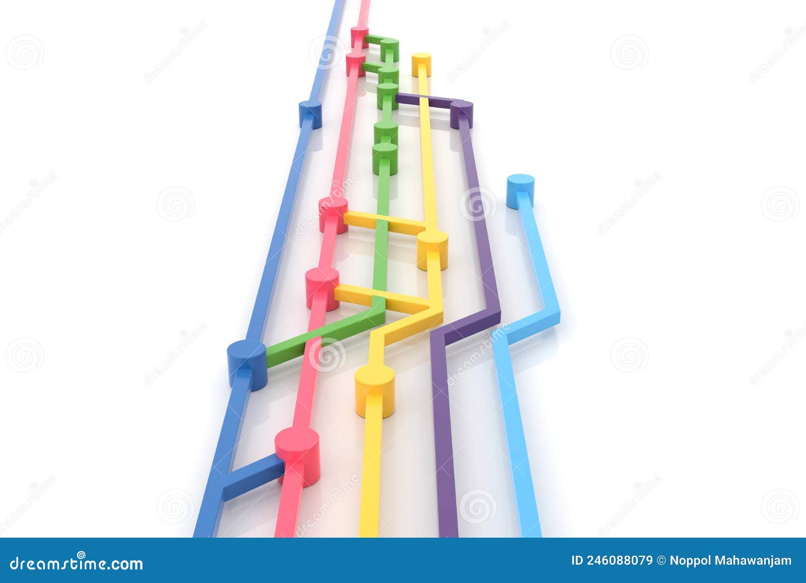 Source Code Branch. 3D Rendering Stock Illustration - Illustration of ...