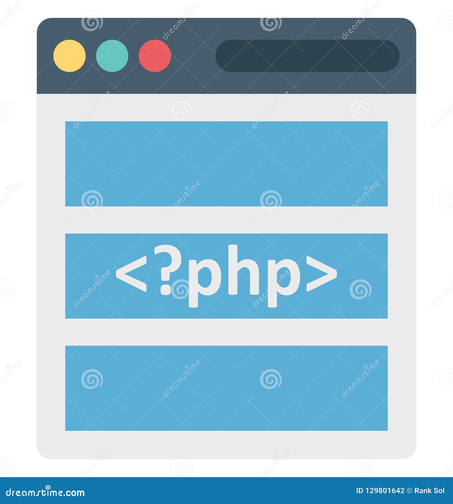 Source Code, Content Management, Isolated Vector Icons that Can Be ...
