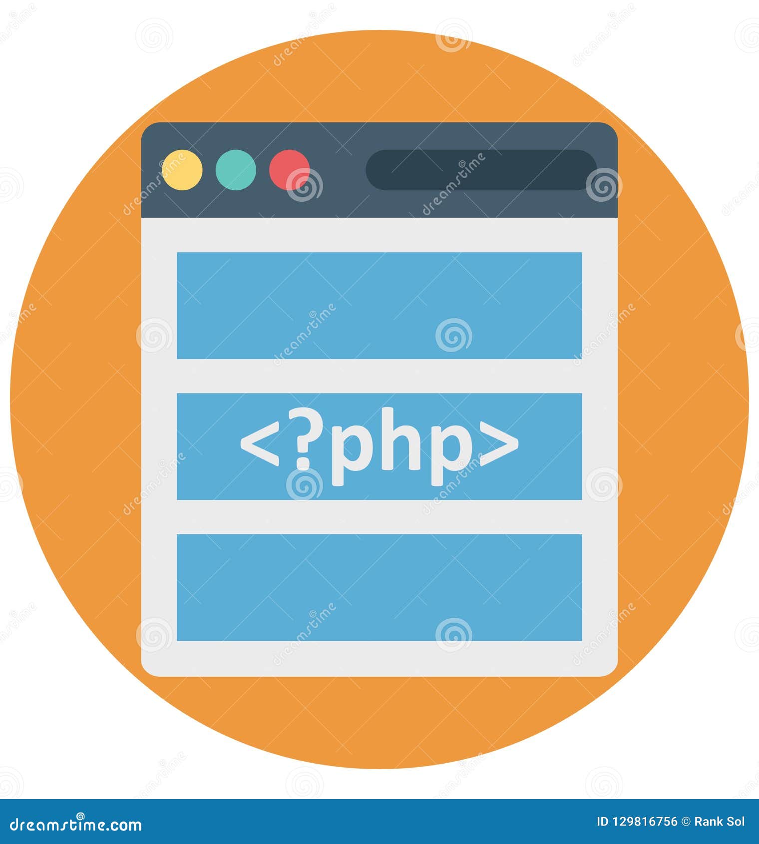 Source Code Content Management Isolated Vector Icons That Can Be Easily Modified Or Edit Stock
