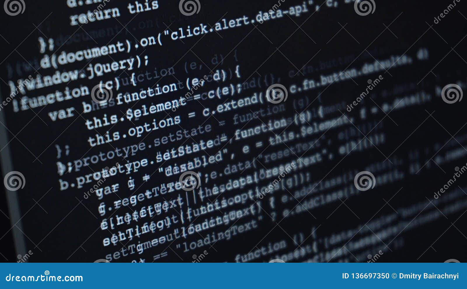Html Screen Code Program Developer Background Computer Web Interface Html Code Vector