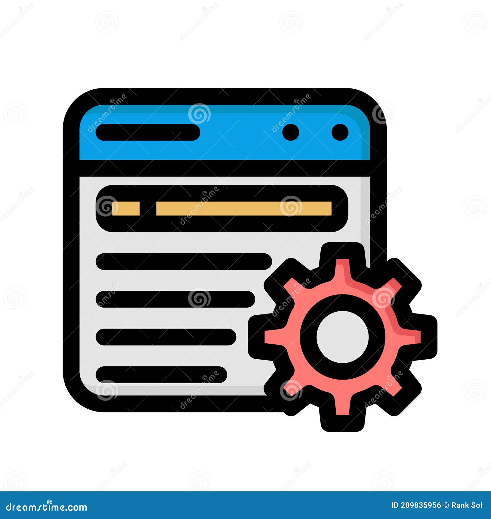 Source Code Isolated Vector Icon Which Can Easily Modify or Edit Stock ...