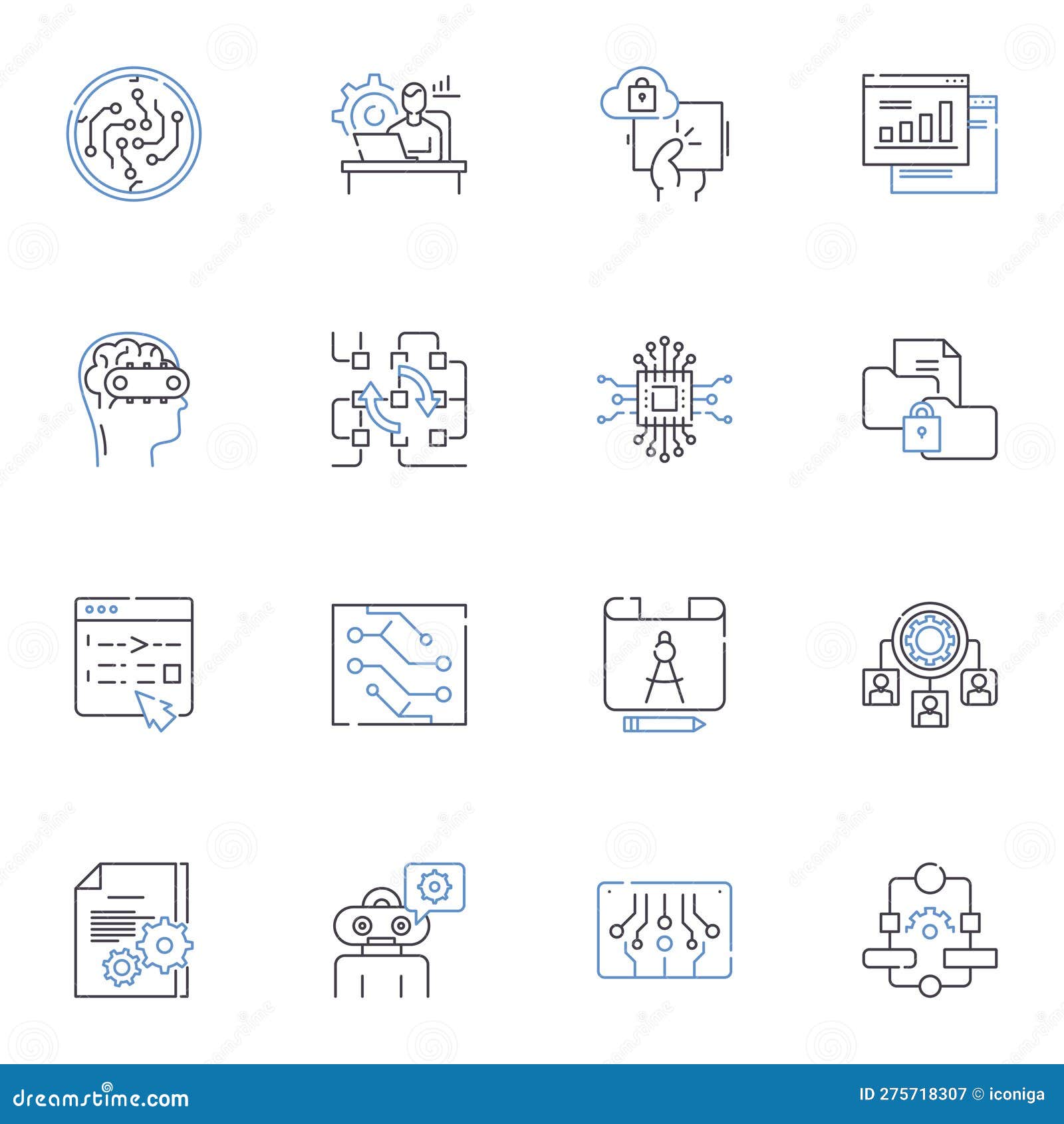 Source Code Line Icons Collection Programming Scripting Development Codebase Coding Syntax 8585