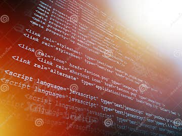 Source Code Programming Concept Stock Illustration - Illustration of ...