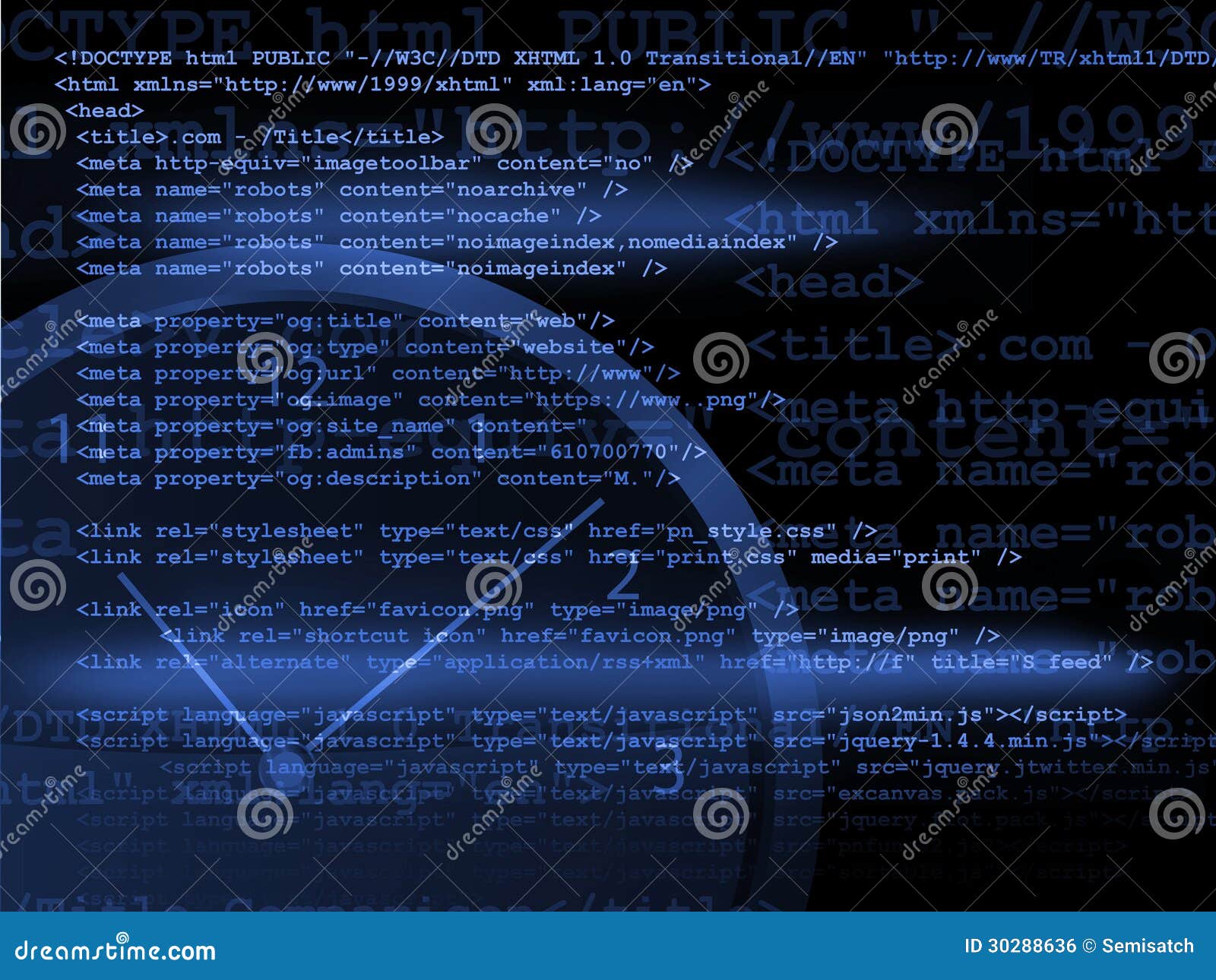 Source code technology stock illustration. Illustration of global ...