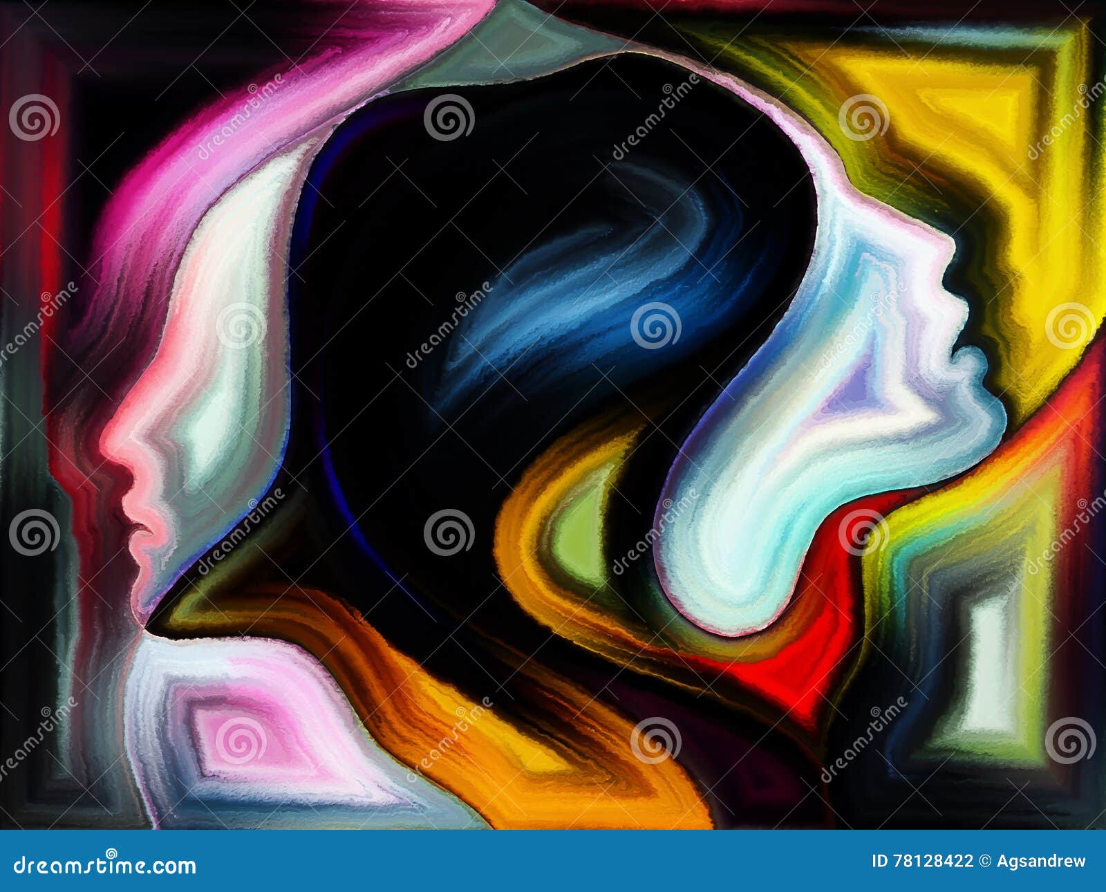 Source of Communication stock illustration. Illustration of concept ...